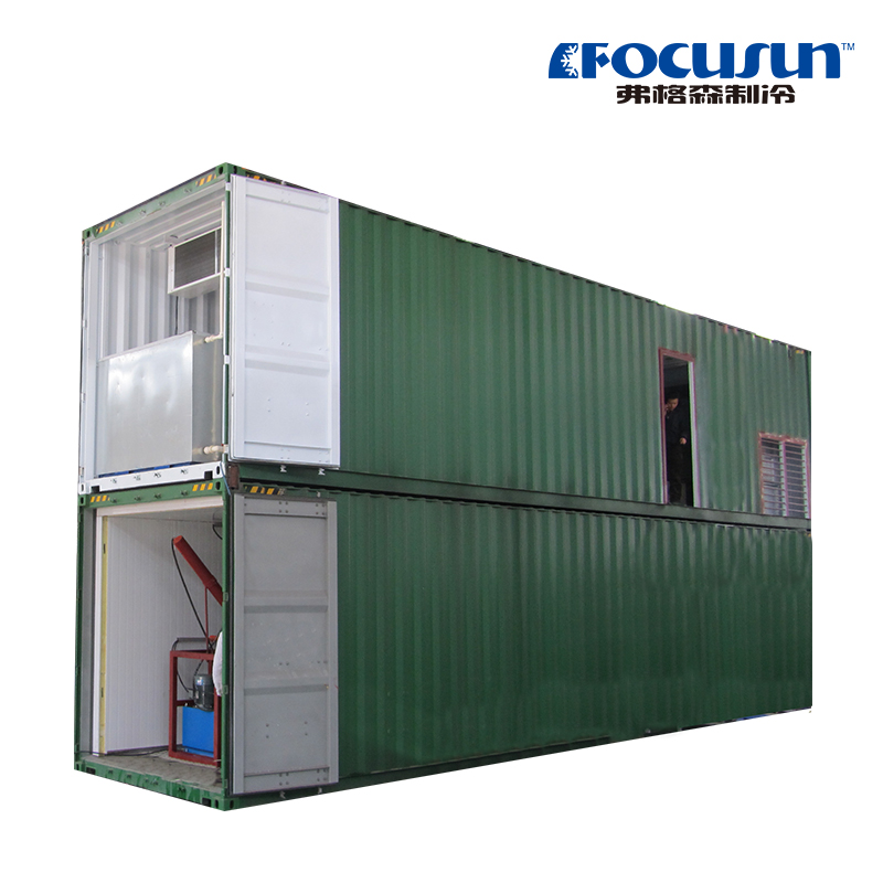 25T Containerized Snow Flakes Ice Machine – Focusun Refrigeration Co.,Ltd.